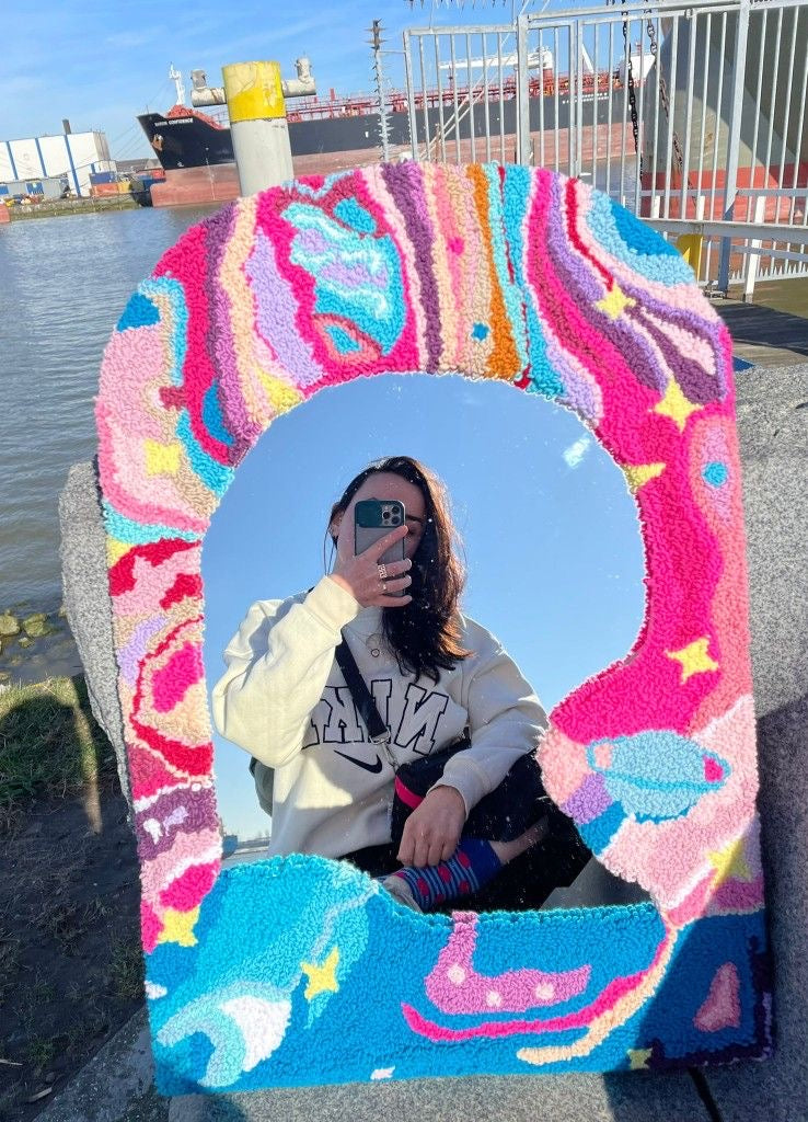 Mirror Tufting Rug Workshop - Craft Unique Rugs | Coco craft Studio ...